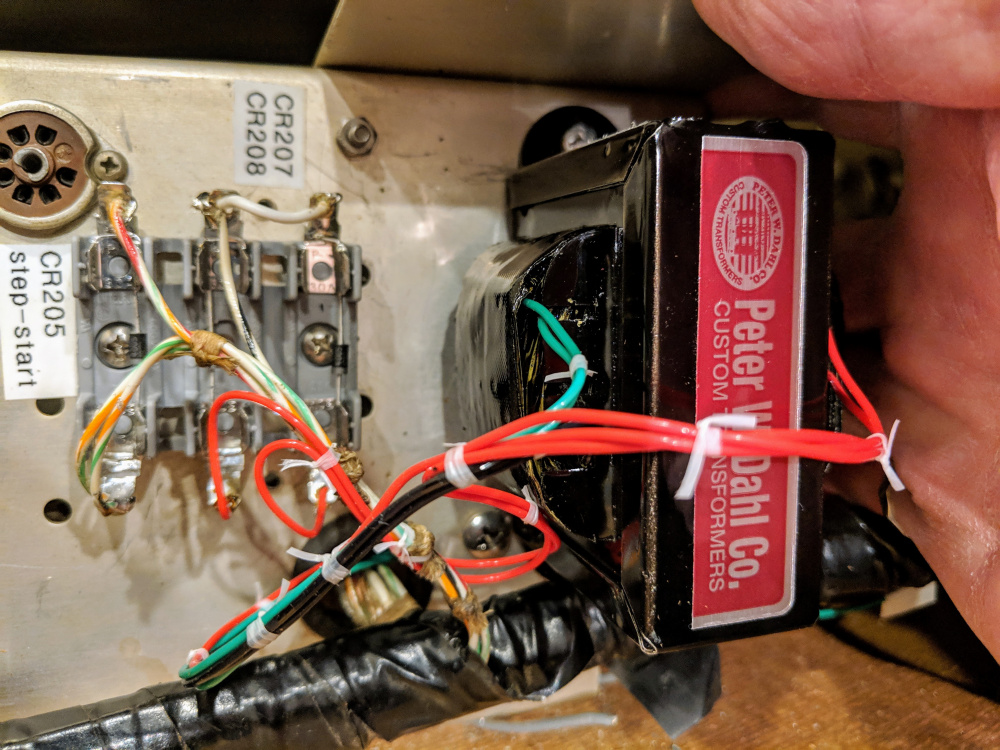 BIAS Transformer T203, and Associated Circuitry - Collins 30S-1 HF ...
